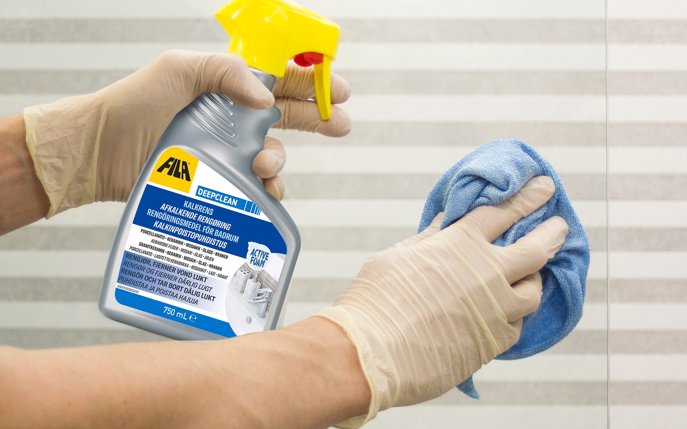 Kylpyhuoneen siivous ja saumojen puhdistus | Laattapiste