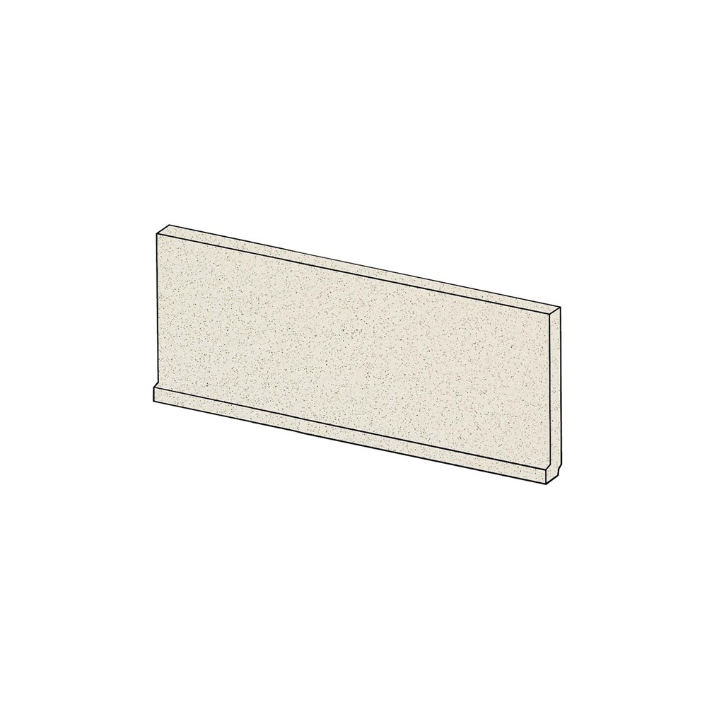 LPC P21 unglazed porcelain skirting 9,7X29,7 Fino Gelo PG33G smooth ...