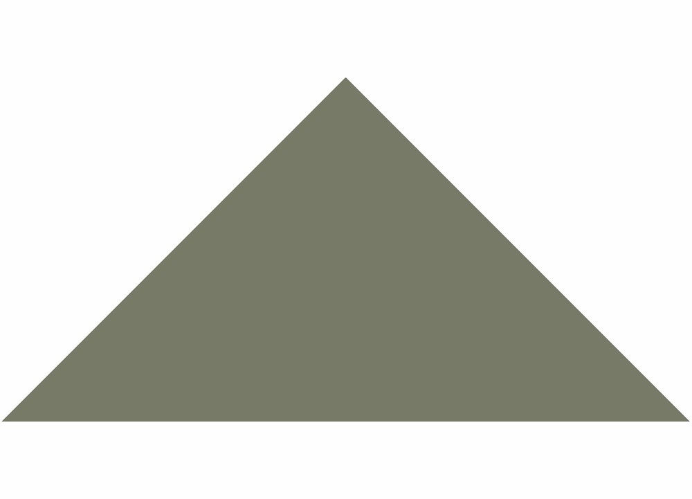 LPC Plain Colours Triangles 5X5 Australian Green tumma vihreä | Laattapiste