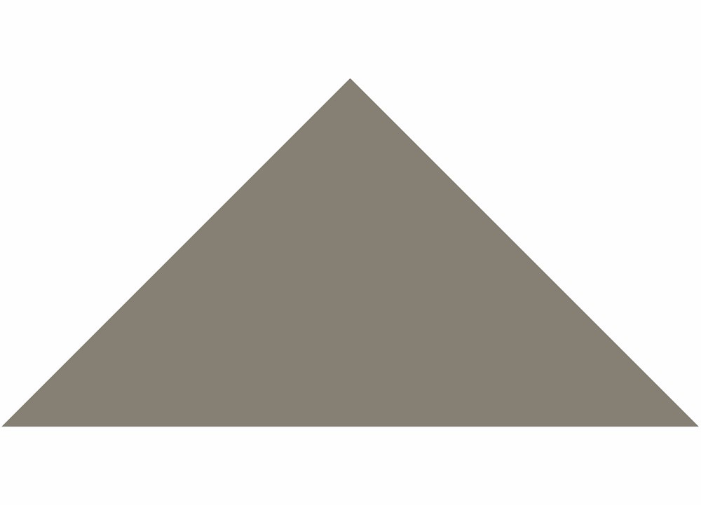 LPC Plain Colours Triangles 5X5 Grey keskitumma harmaa | Laattapiste