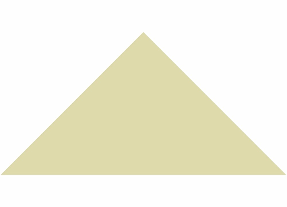 LPC Plain Colours Triangles 5X5 Vanilla vaalea keltainen | Laattapiste