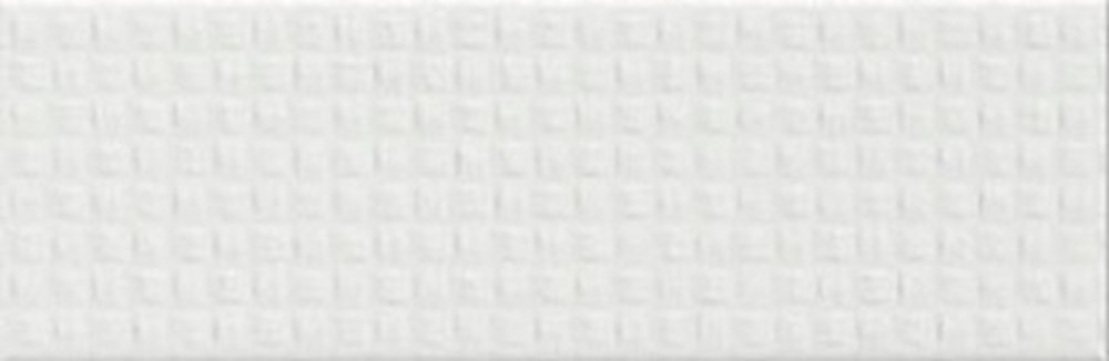 Pukkila Soho lasitettu kuviolaatta 9,7X29,7 White laineileva kiiltävä ...