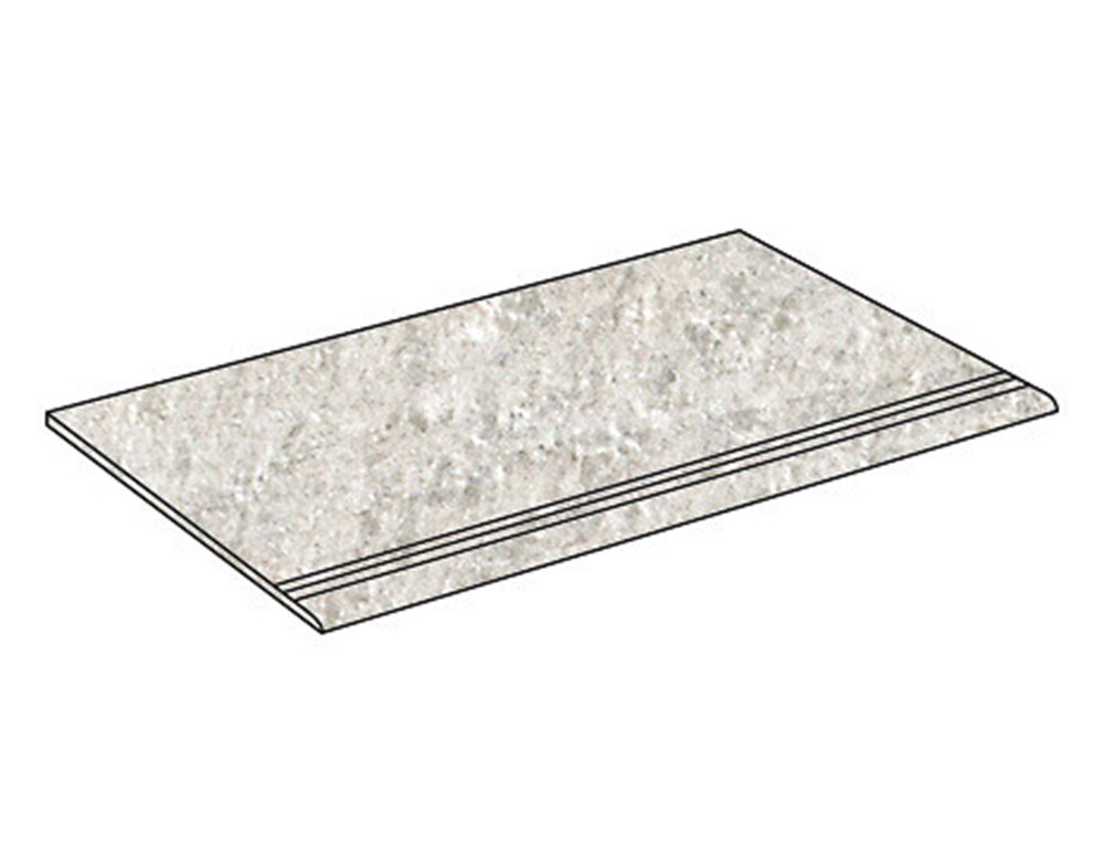 LPC Glow 500 lasittamaton porraslaatta liukuesteuralla 30X60 valkoinen ...