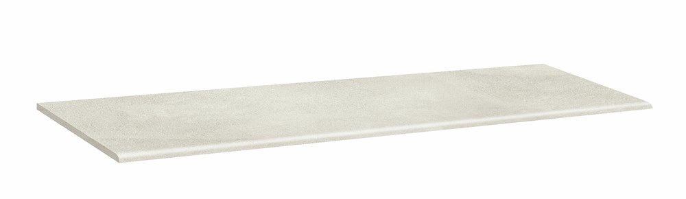 LPC Milan oglaserad trappstegsplatta 33X80 01 kalk extra slät matt ljus ...
