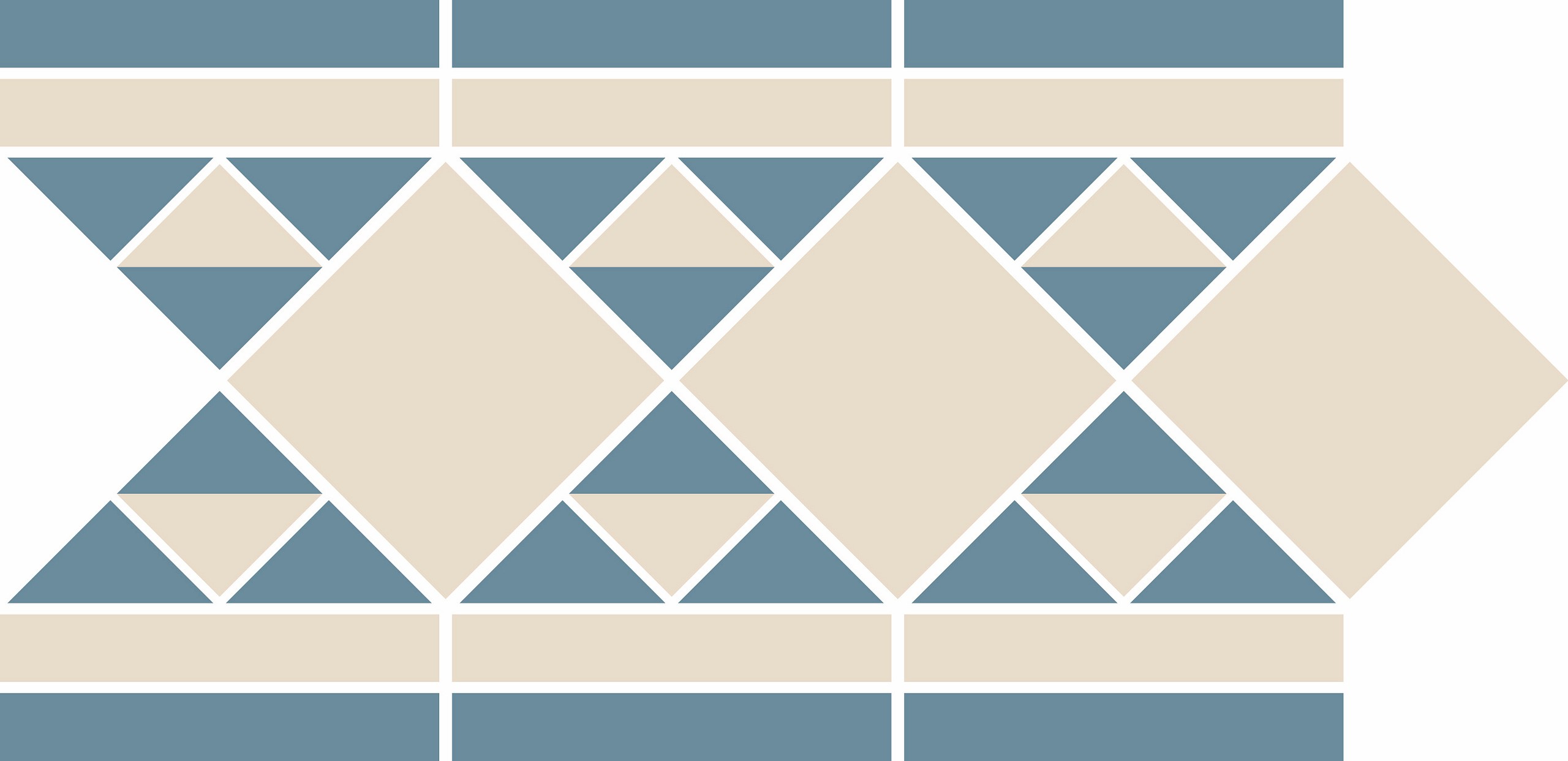 Pukkila Natura Victoria Sydney 2 unglazed porcelain border smooth matt ...
