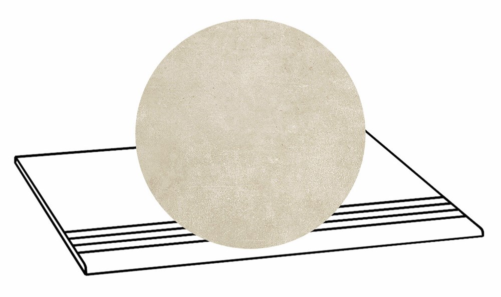 LPC Stage M STG unglazed porcelain stair tile with anti-slip groove ...