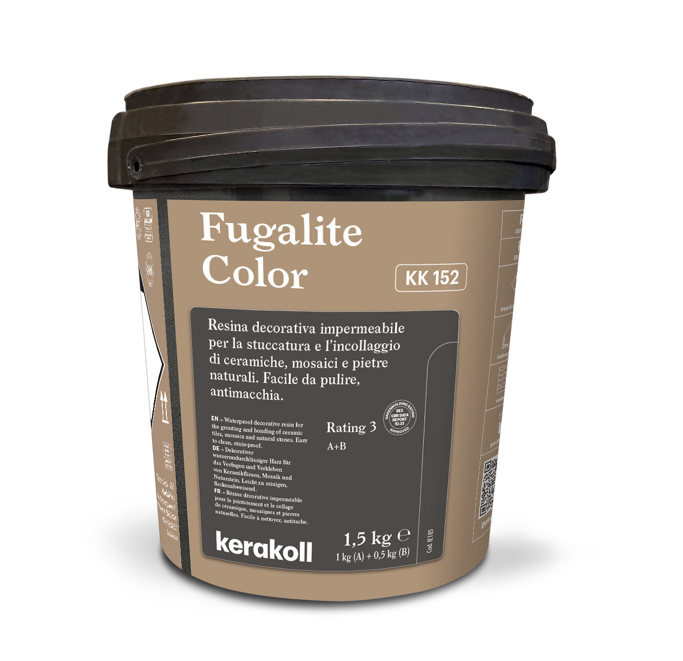 Kerakoll Fugalite Color saumausepoksi KK152 1,5 kg | Laattapiste