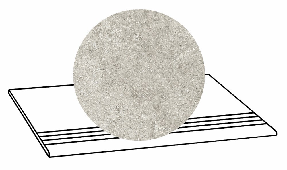 LPC Geo Re60 unglazed porcelain stair tile with anti-slip groove 30X60 ...