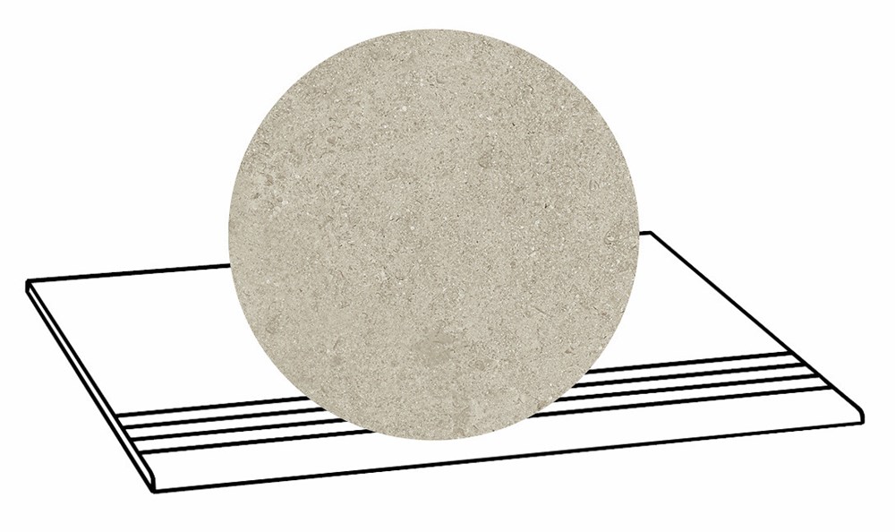 LPC Geo Re60 unglazed porcelain stair tile with anti-slip groove 30X60 ...