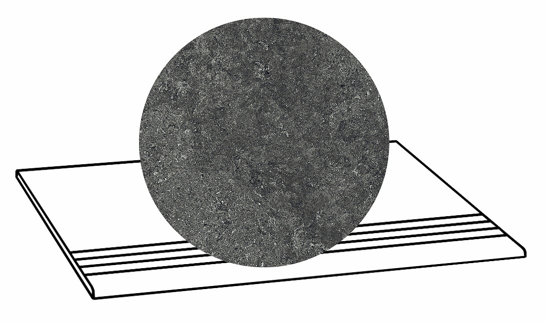 LPC Geo Re60 unglazed porcelain stair tile with anti-slip groove 30X60 ...