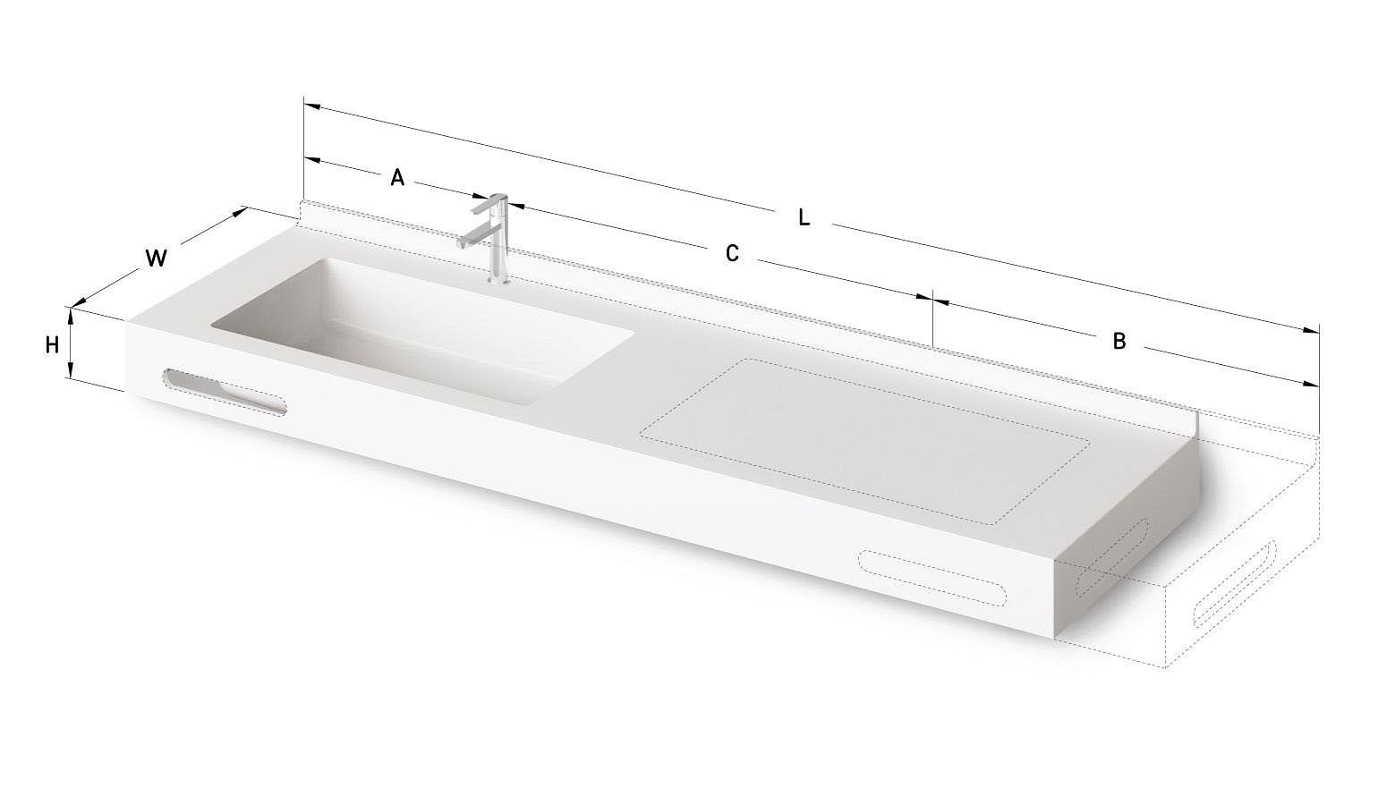 PAA MTM mittatilausallastaso Opus Grande pesuallas valinnainen väri ...
