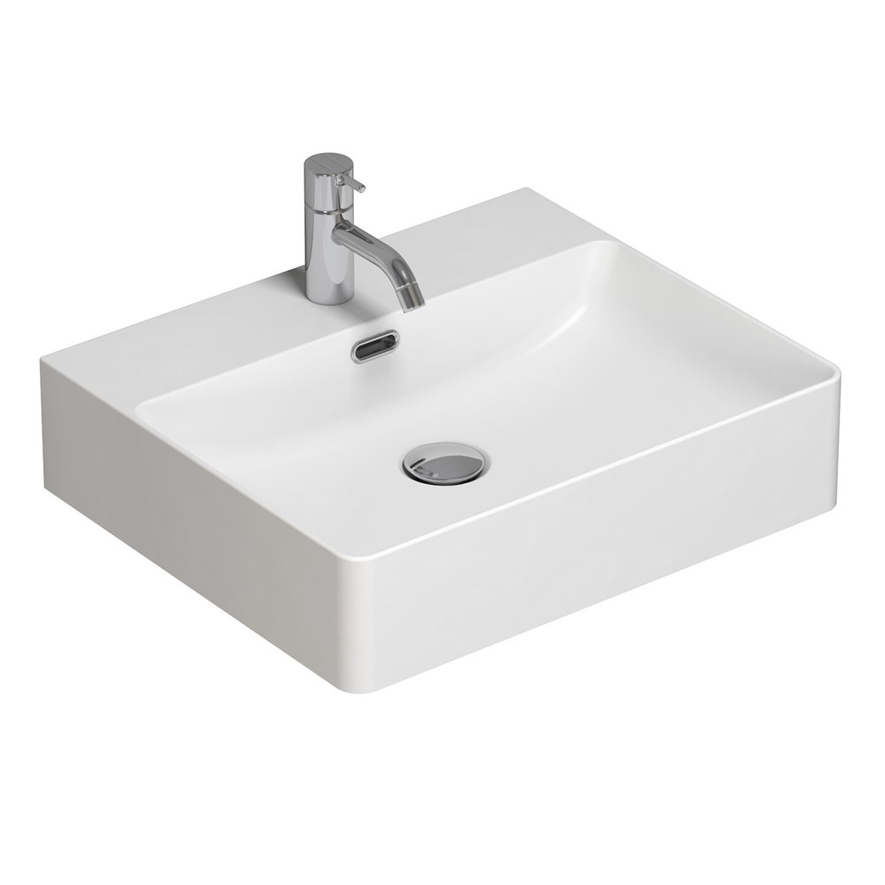 Dansani Luna pesuallas tason päälle 50X42X12 cm valkoinen posliini ...