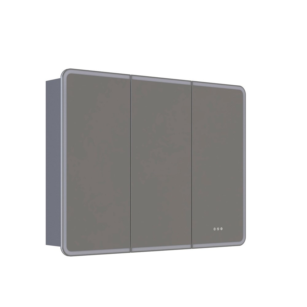 Dansani Luna Radience mirror cabinet with light 120x90x16,5 cm matt ...