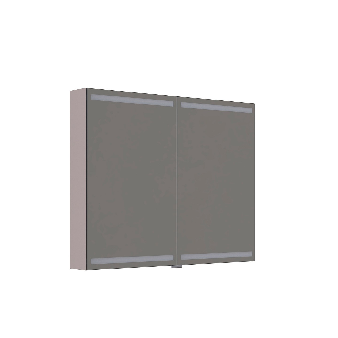 Dansani Luna Level valaisinpeilikaappi 100x80x14,5 cm soft stone matta ...