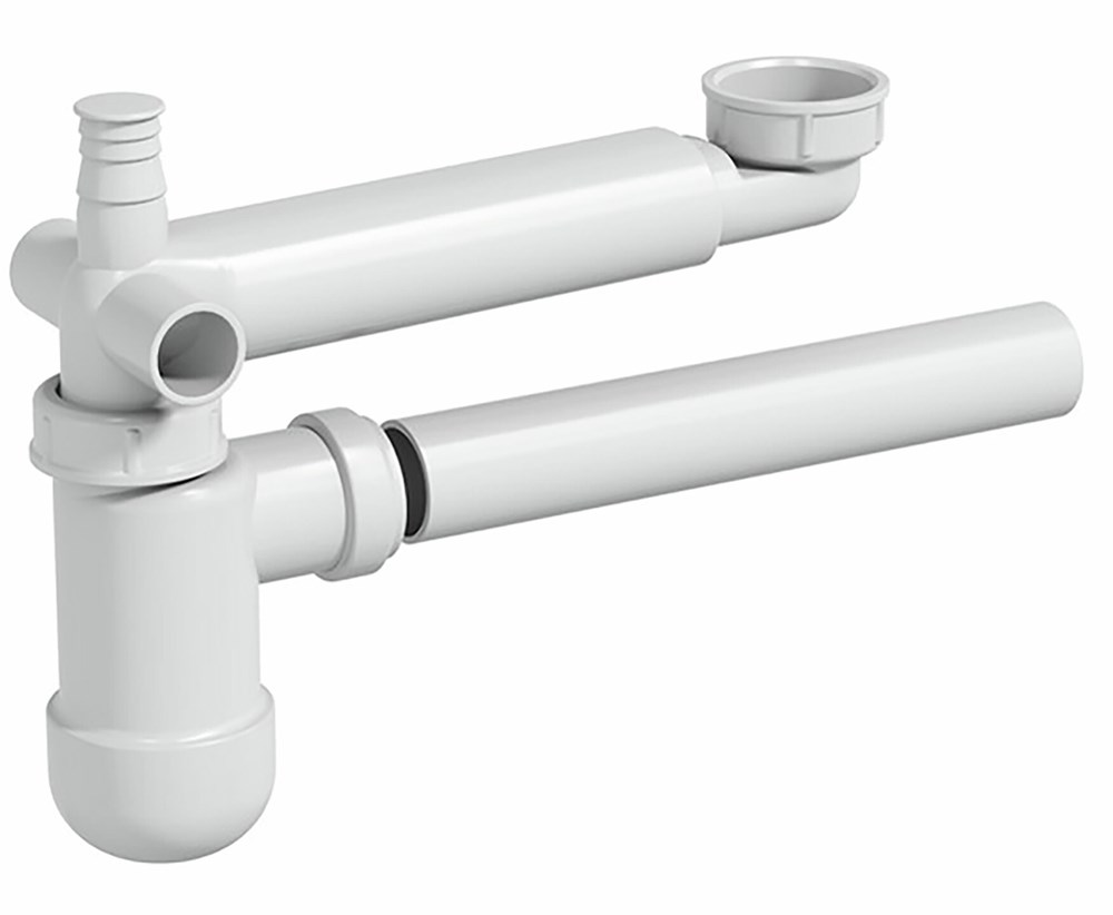 Preloc 330 pesualtaan vesilukko tilaa säästävä 32 mm seinäputki ...