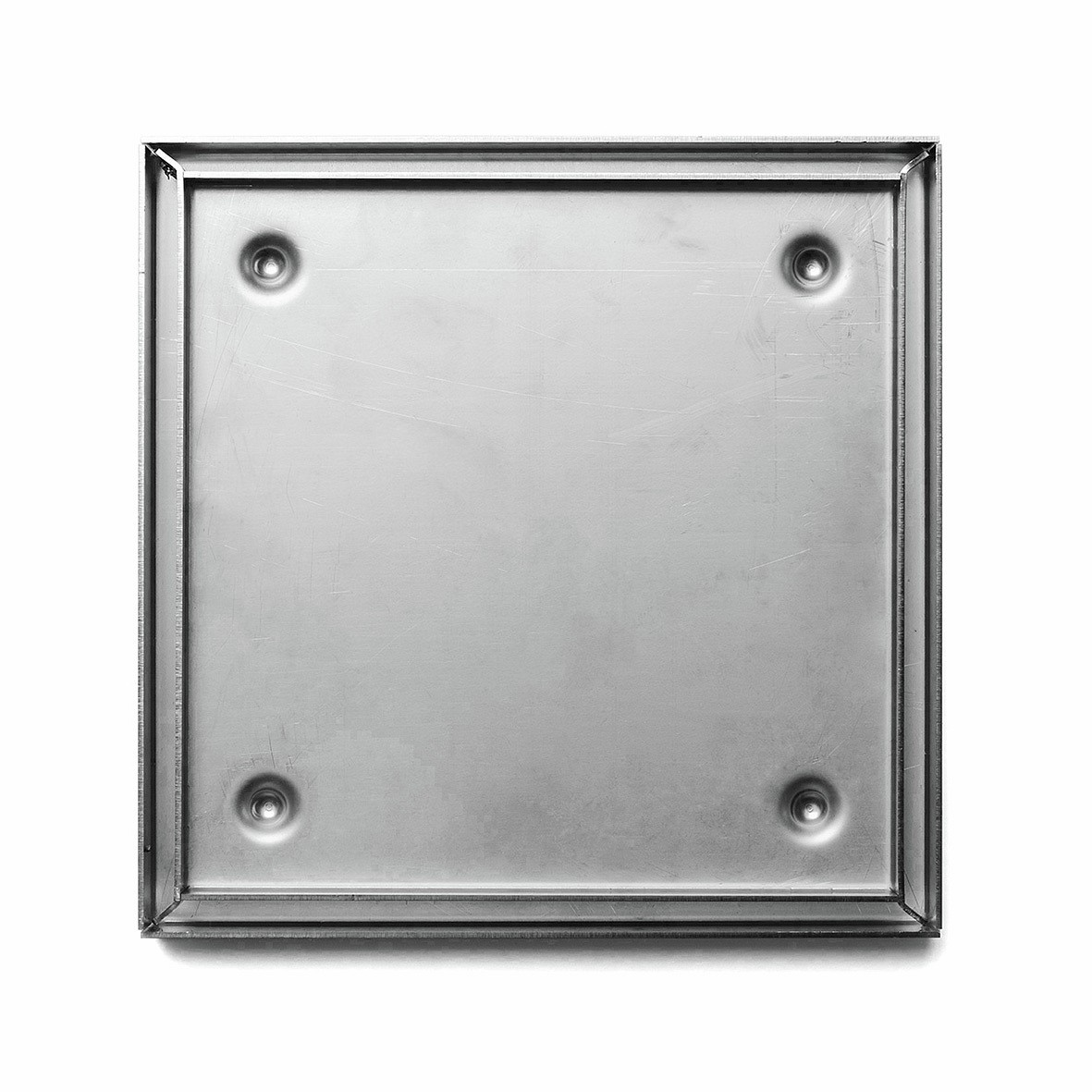 Purus Square Tile Insert drain cover square stainless steel 200x200 mm ...