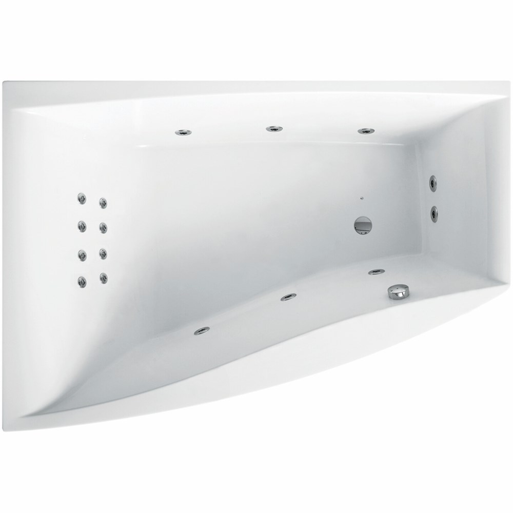 Balteco Combi Luxury Dual poreamme 170x117x66 cm valkoinen akryyli ...