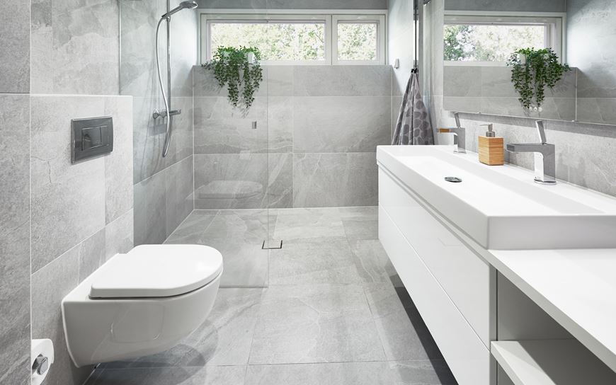 Kylpyhuonesuunnittelu ja 3D-kuvat | Laattapiste